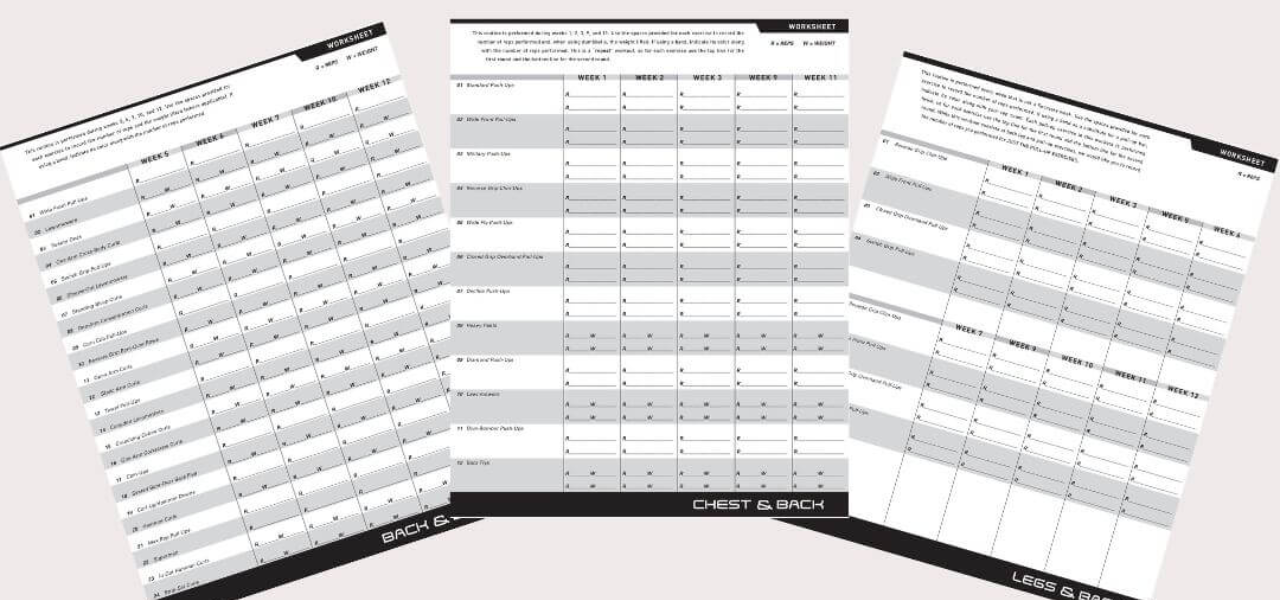 P90X Workout Sheets: Free PDF Available (For Download & Print)