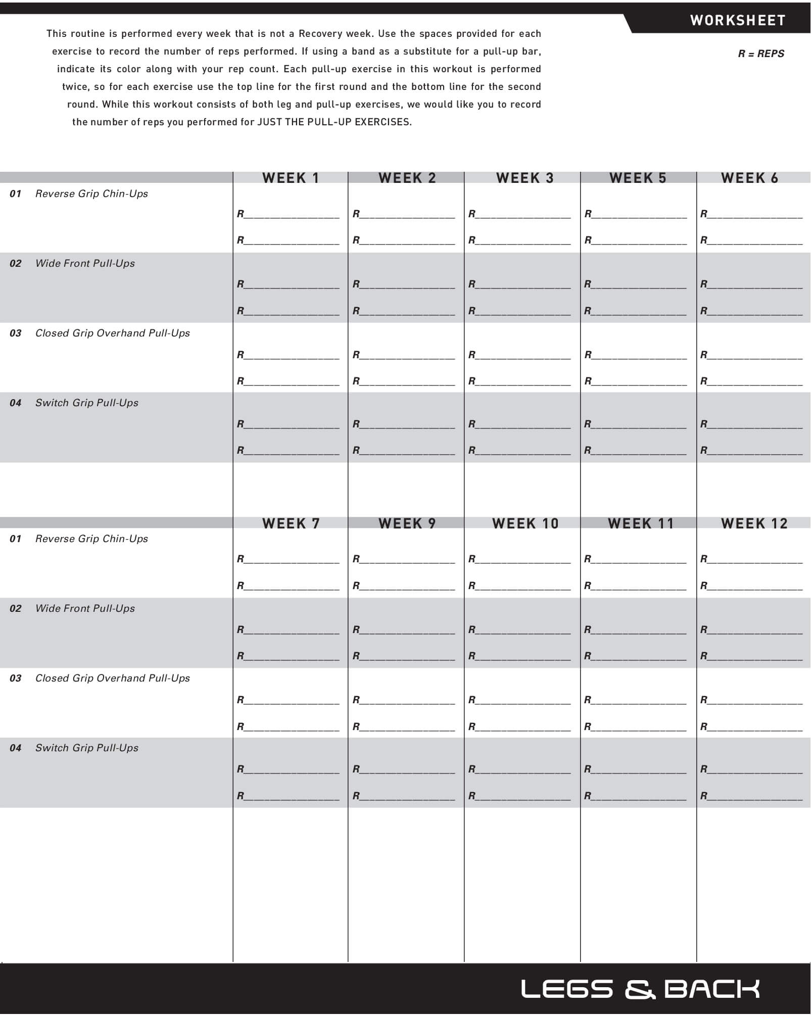 P90X Workout Sheets: Free PDF Available (For Download & Print)