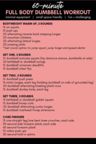 12 Week Dumbbell Workout Plan PDF: Free Download Available