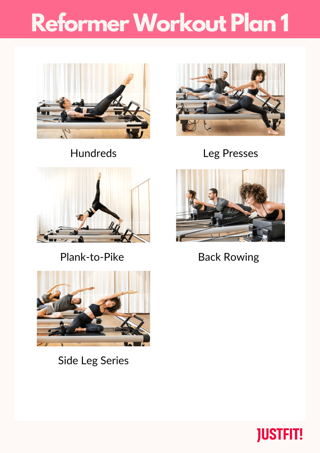 Pilates Reformer Workout Plan PDF: Free Download Available